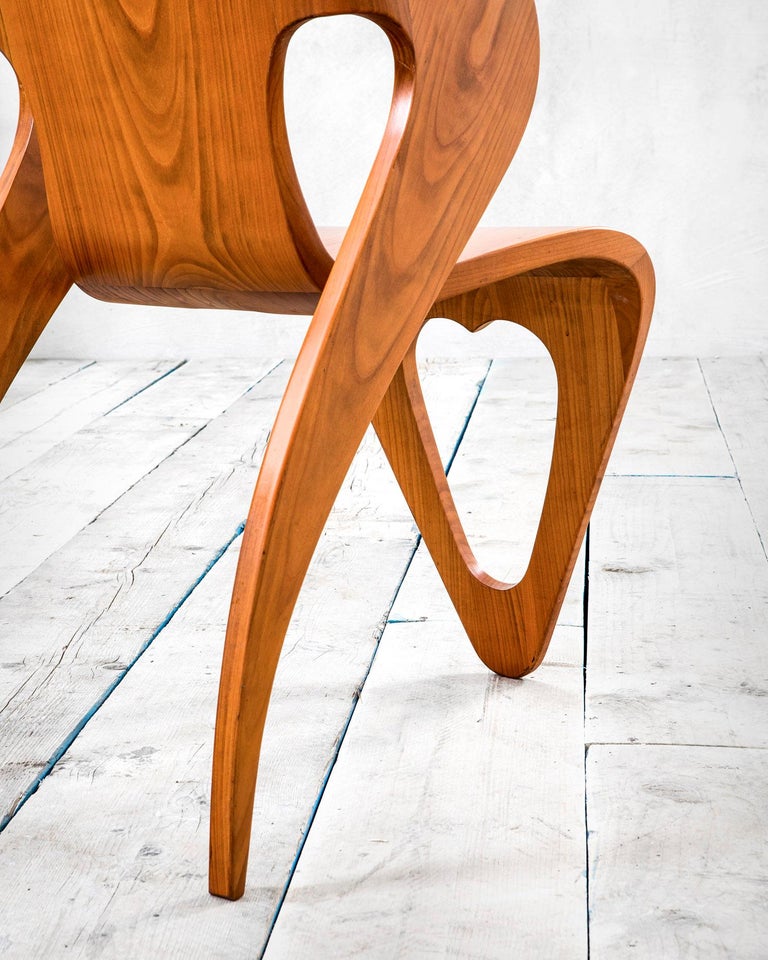 20th Century Roberto Gabetti and Mario Roggero Wood Chair End of '40s ...