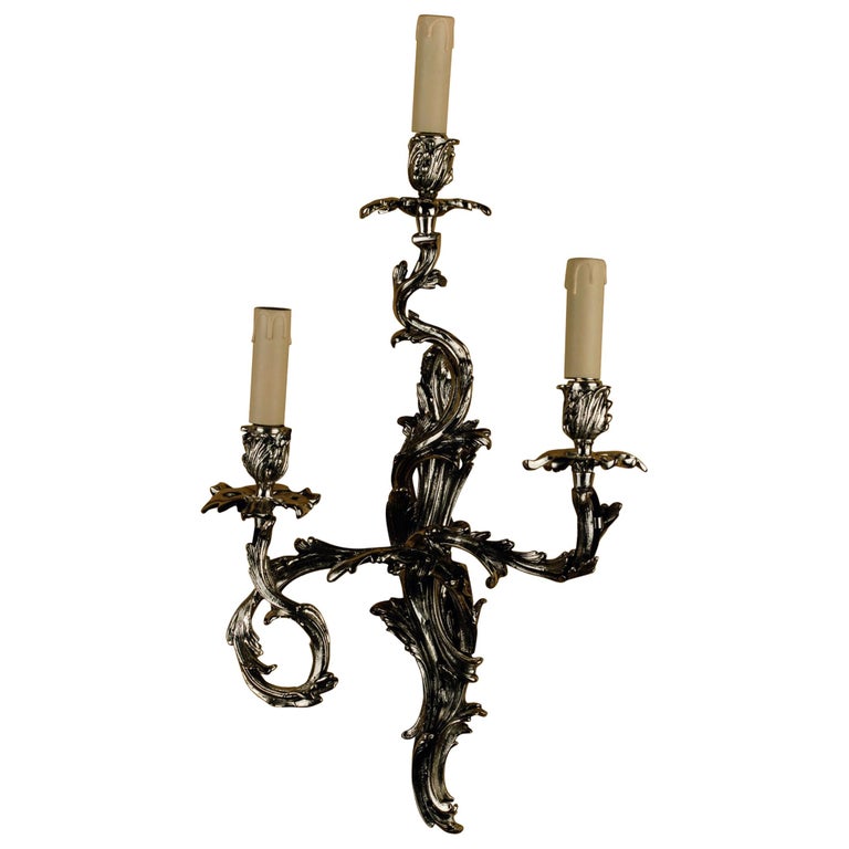 20th Century Rococo Style French Wall Light at 1stDibs