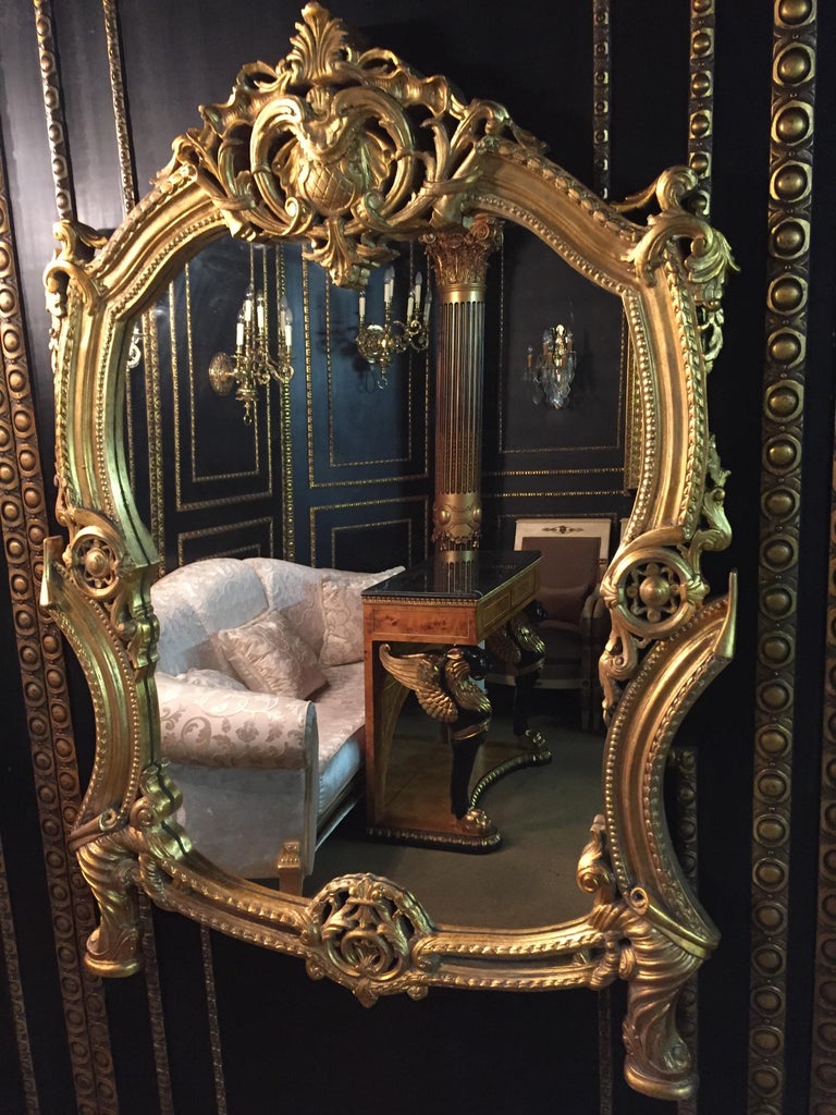 20th Century Rococo Wall-Mirror For Sale at 1stDibs