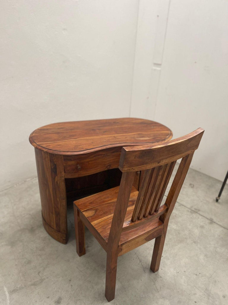 20th Century Rosewood Italian Writing Desk For Sale at 1stDibs