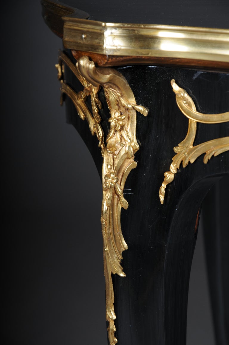 20th Century Royal Side Table after Francois Linke, Paris, black gold ...