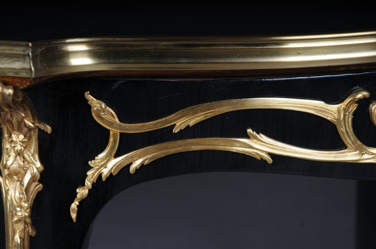 20th Century Royal Side Table after Francois Linke, Paris, black gold ...