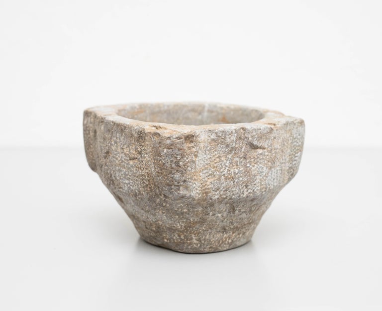 20th Century Rustic Sculptural Stone Bowl at 1stDibs | rustic stone bowl