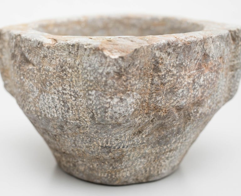 20th Century Rustic Sculptural Stone Bowl at 1stDibs | rustic stone bowl
