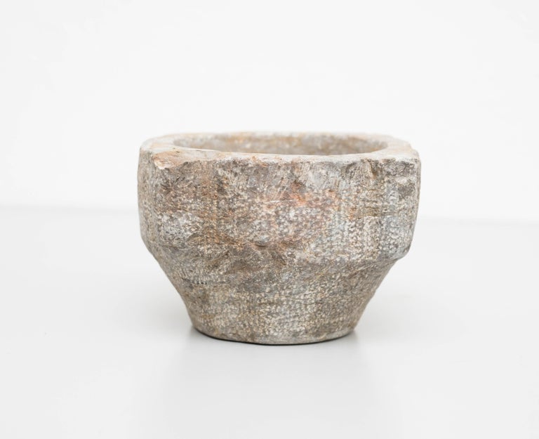 20th Century Rustic Sculptural Stone Bowl at 1stDibs | rustic stone bowl