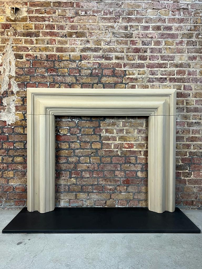 20th Century, Sandstone Bolection Fireplace Mantlepiece For Sale at 1stDibs