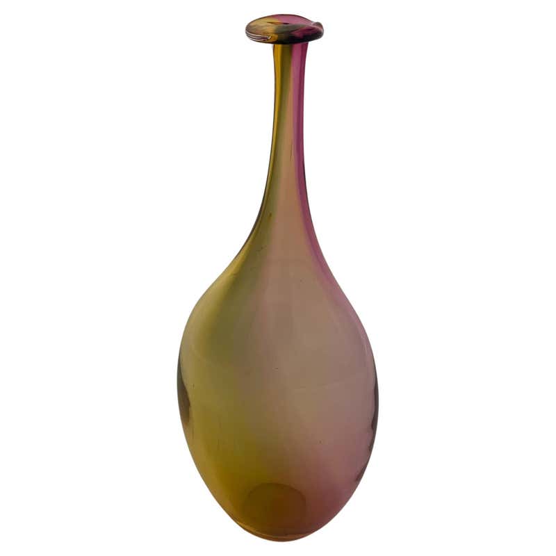 20th Century Sweden Modern Art Glass Vase Kosta Boda By Vicke Lindstrand 1950 For Sale At 1stdibs