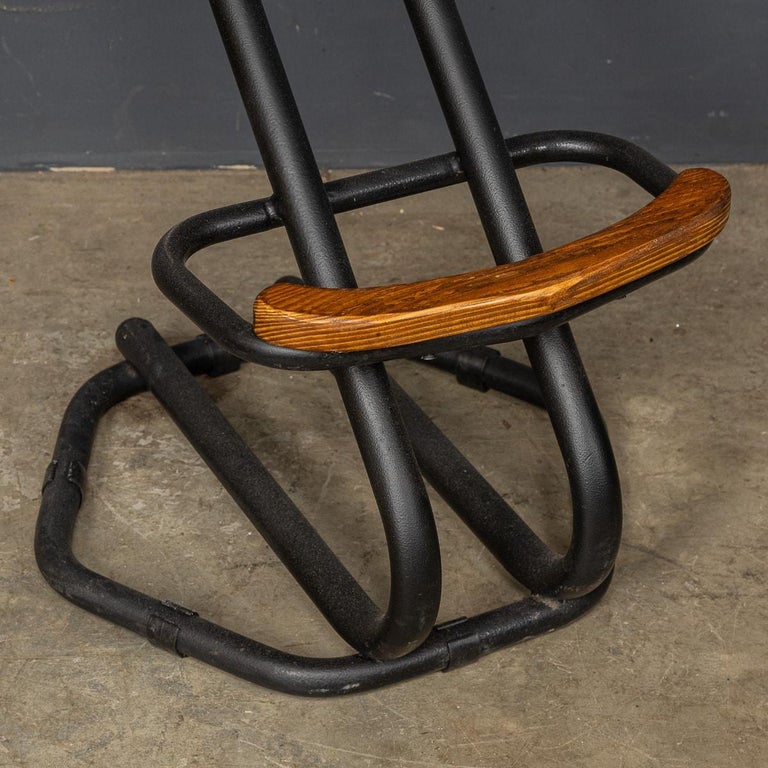 20th Century Set of Twelve Bar Stools, circa 1960 For Sale at 1stDibs