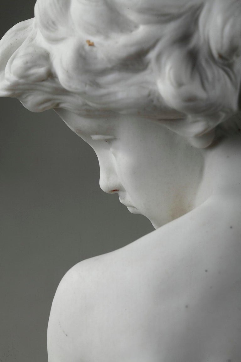 20th Century Sèvres Porcelain Bisque Amour Boudeur by Alfred Boucher at ...