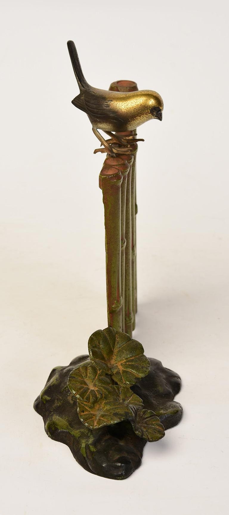 20th Century, Showa, Japanese Bronze Animal Bird and Bamboo For Sale at ...