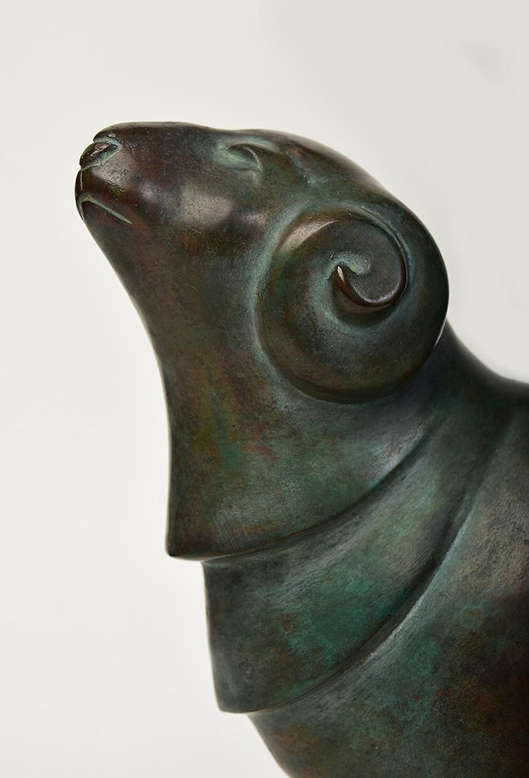 20th Century, Showa, Japanese Bronze Animal Ram / Sheep For Sale at 1stDibs