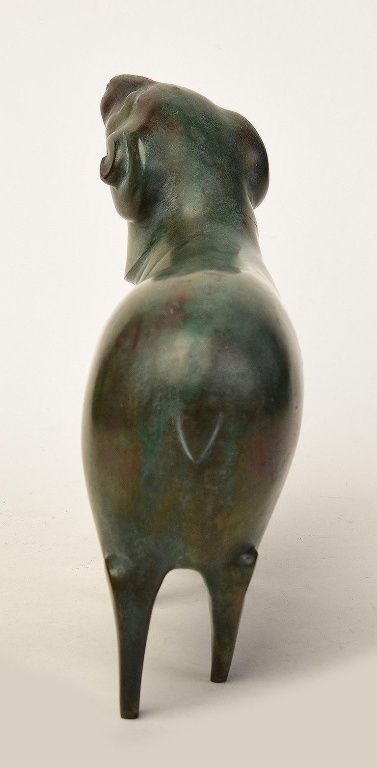 20th Century, Showa, Japanese Bronze Animal Ram / Sheep For Sale at 1stDibs