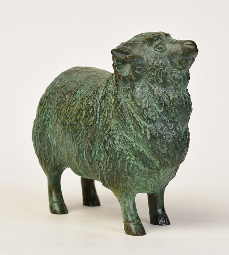 20th Century, Showa, Japanese Bronze Animal Sheep For Sale at 1stDibs