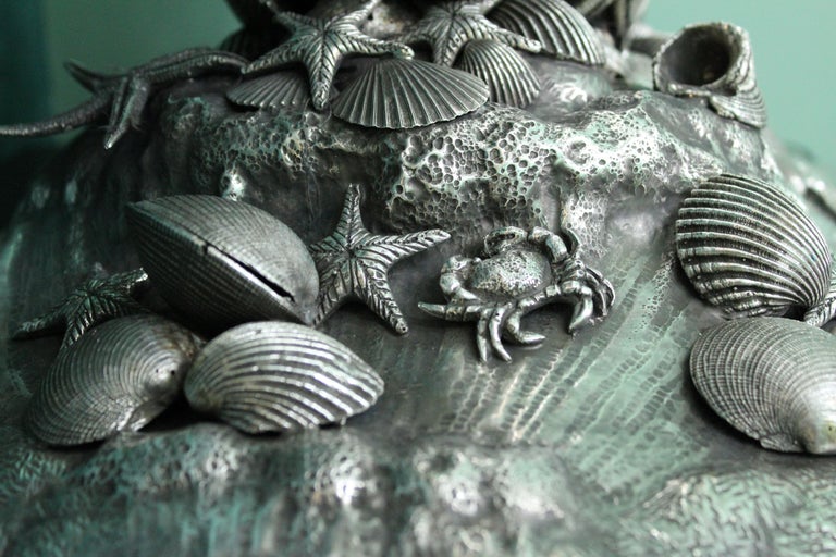 20th Century Silver Cornucopia Handcrafted by Giuseppe De Luca, Italy ...