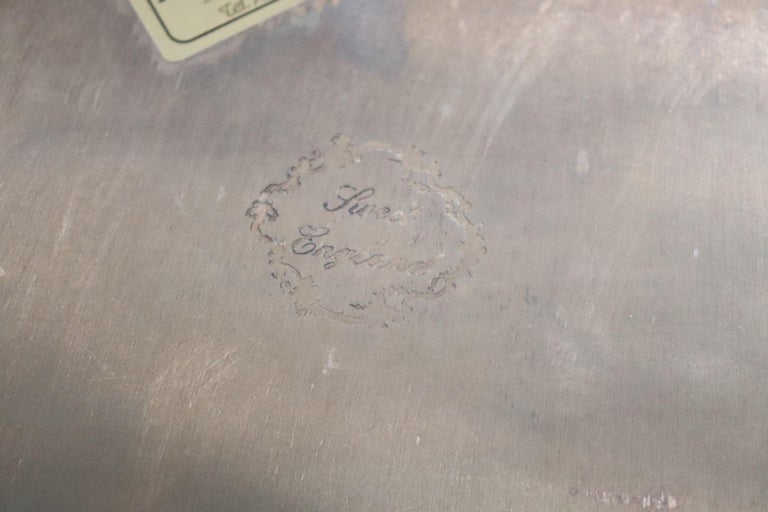 20th Century Silver Plate Letter Holder at 1stDibs