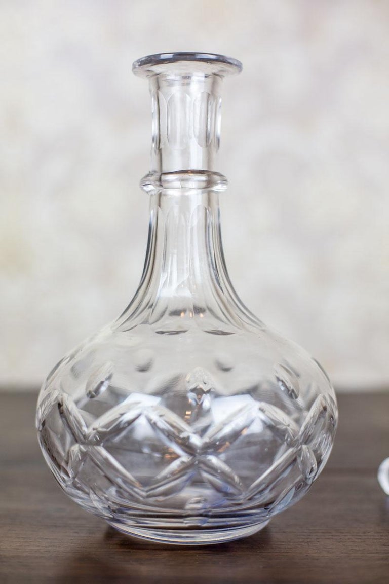 20th Century Small Crystal Decanter For Sale at 1stDibs