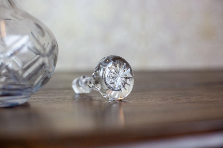 20th Century Small Crystal Decanter For Sale at 1stDibs