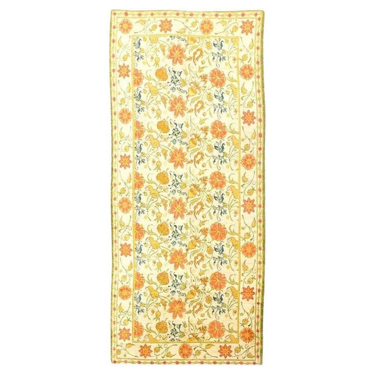 20th Century, Handmade Wool Spanish Antique Rug, Guild Foundation ...