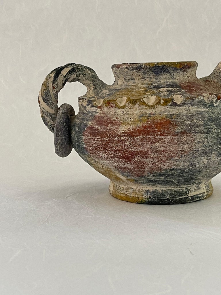 20th Century Spanish Ceramic Handled Vessel at 1stDibs