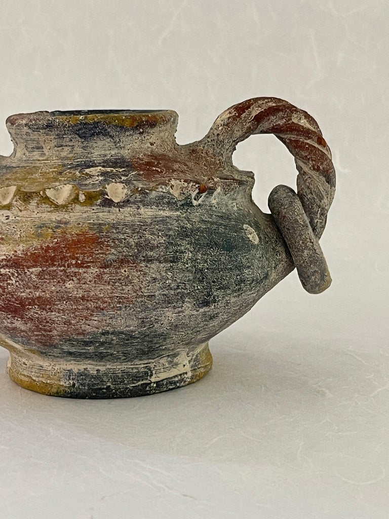 20th Century Spanish Ceramic Handled Vessel at 1stDibs