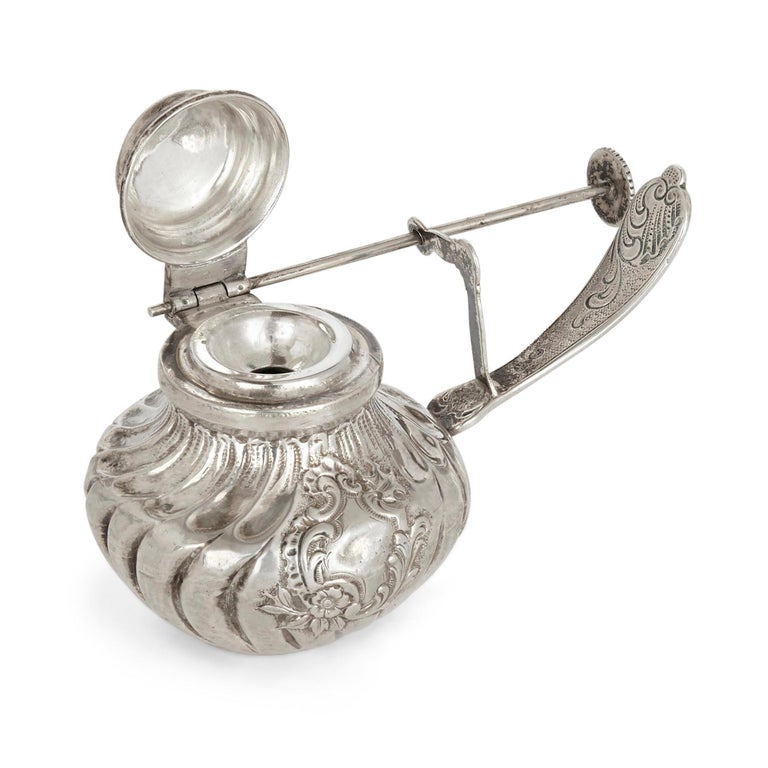 20th Century Spanish Silver Rococo Style Tea and Coffee Service For ...