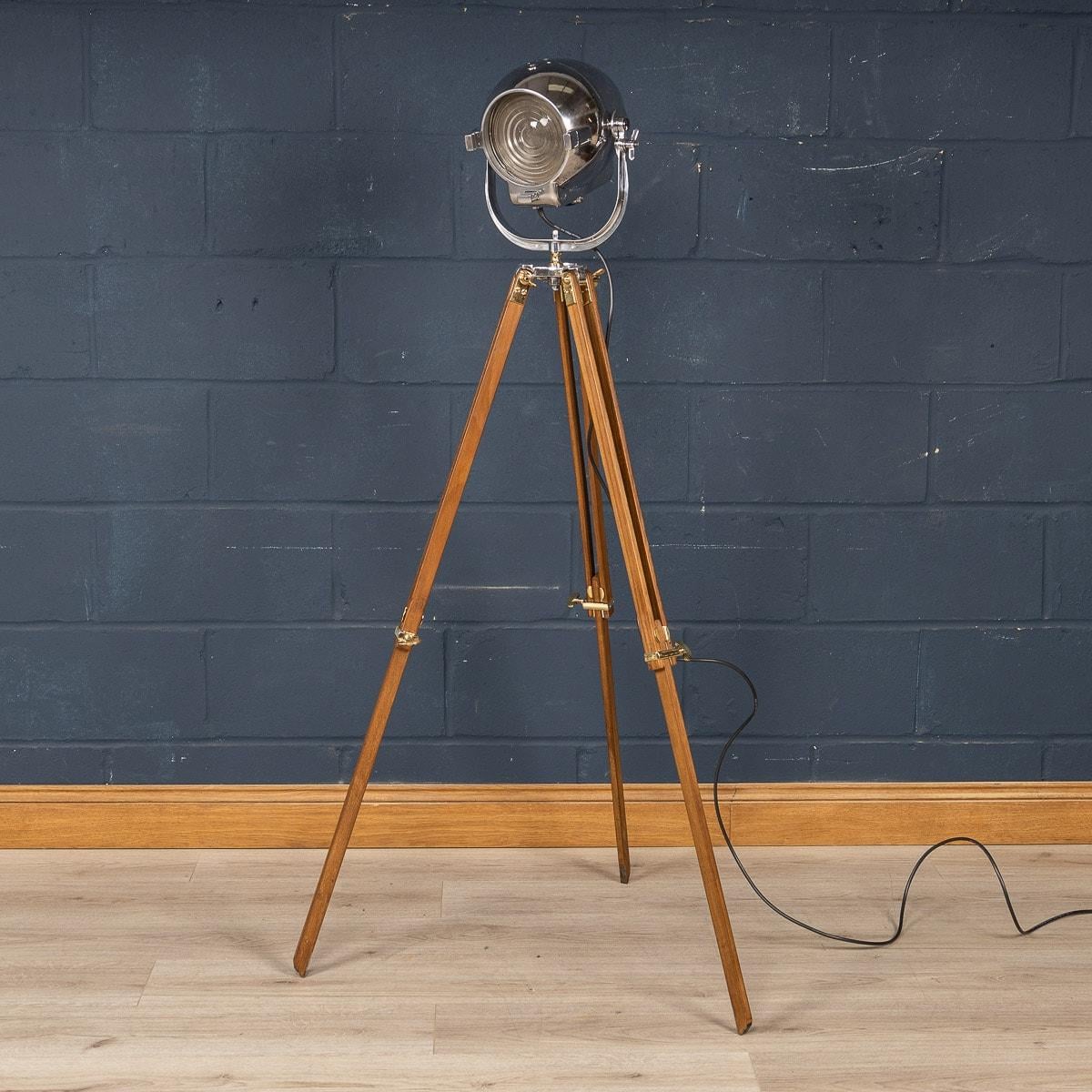 20th Century Strand Electric Theatre Lamp on Tripod, England For Sale ...