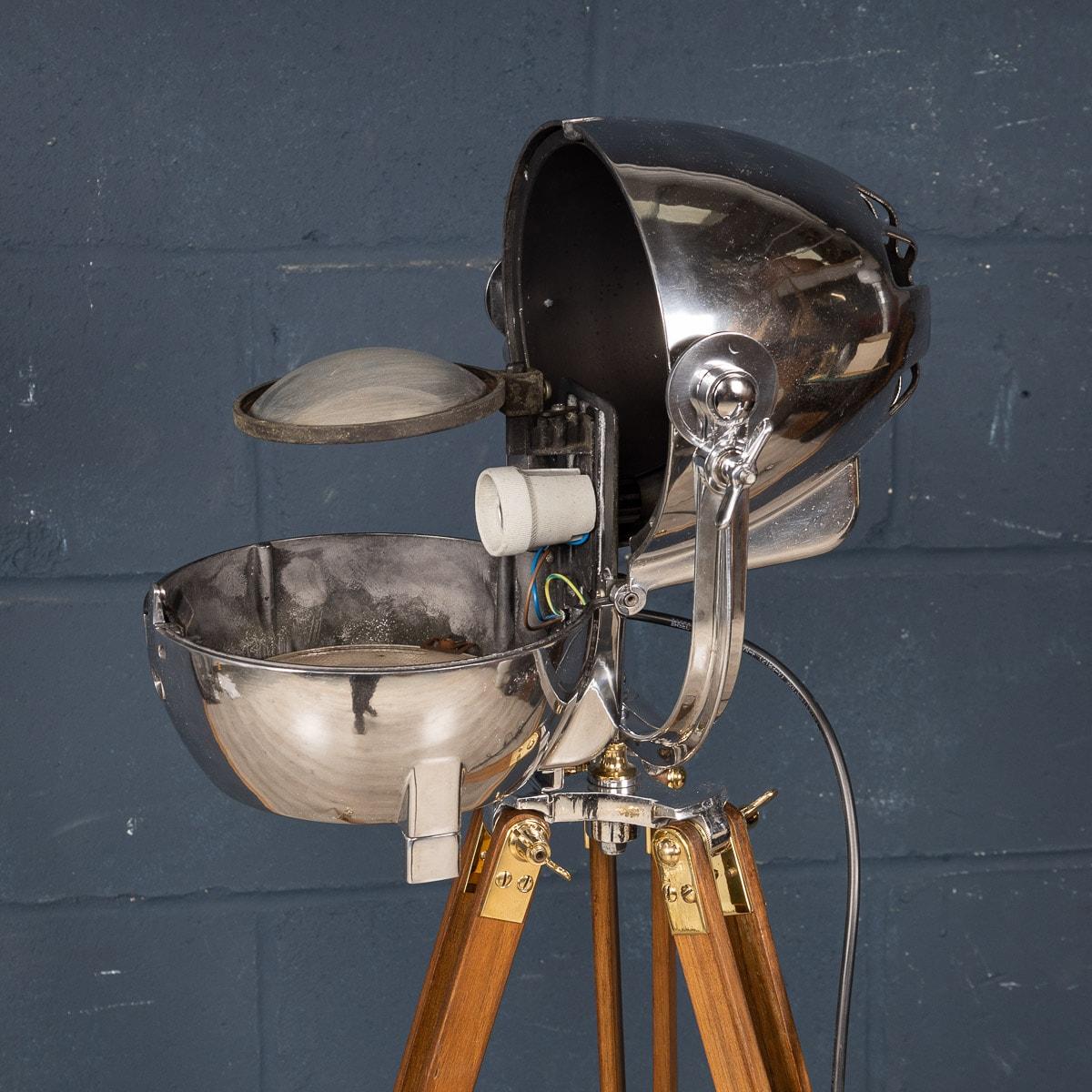 20th Century Strand Electric Theatre Lamp on Tripod, England For Sale ...