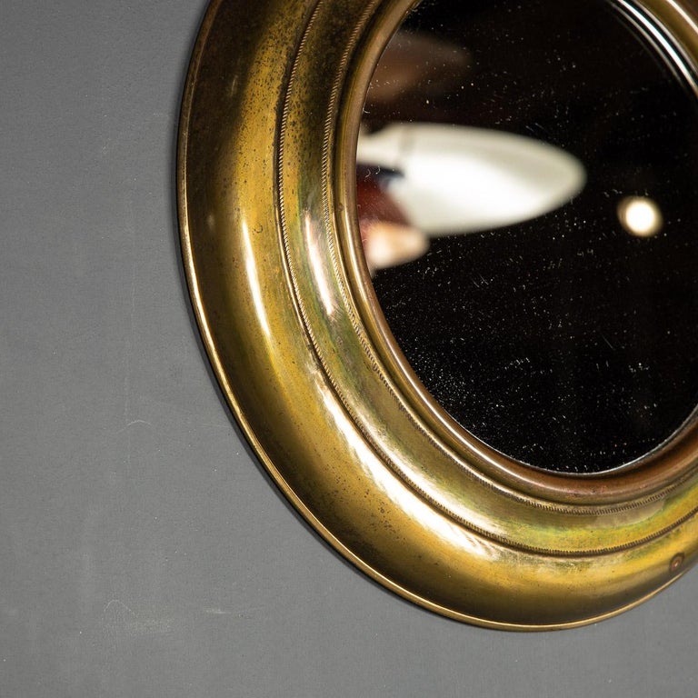 20th Century Striking Collection of Pocket Watch Shaped Mirrors, C.1950 ...