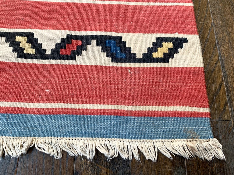 20th Century Striped Navajo Rug For Sale at 1stDibs