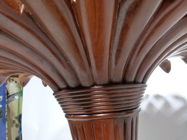 20th Century Sunflower Wooden Rotary Table at 1stDibs