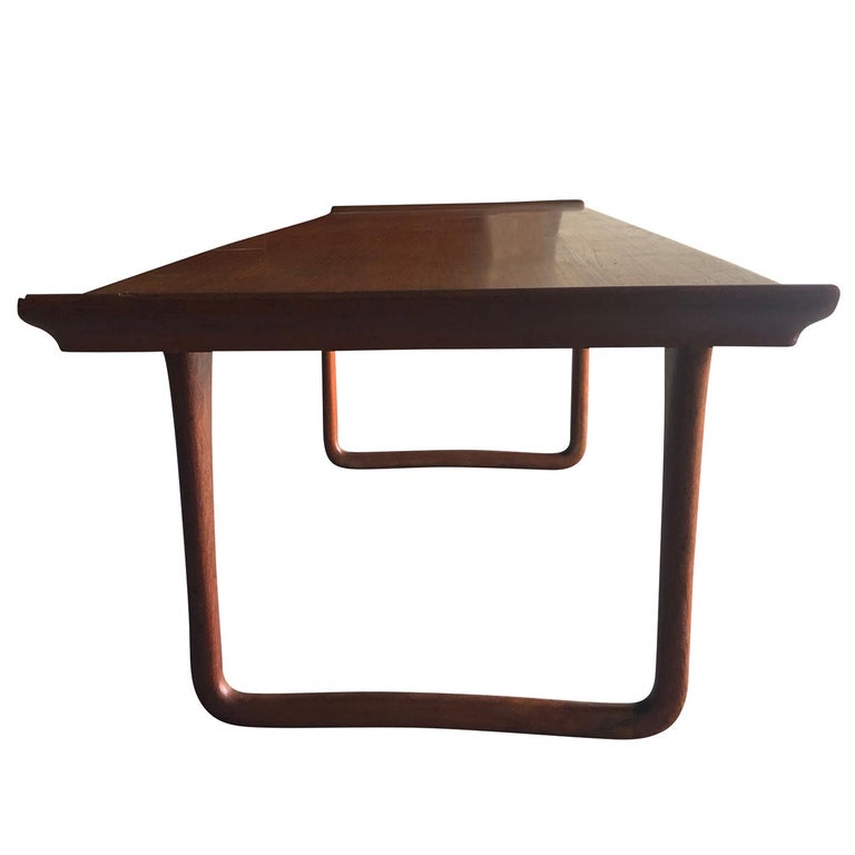 20th Century, Swedish, Seffle Möbelfabrik Teakwood Coffee Table by ...