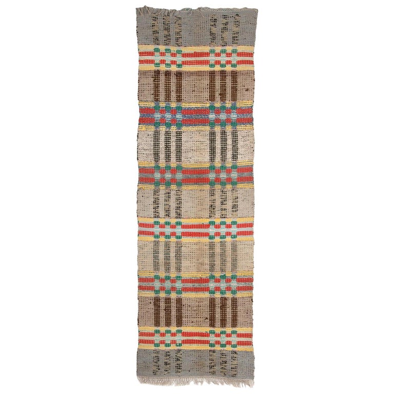 20th Century Swedish Handwoven Cotton Rag Rug at 1stDibs