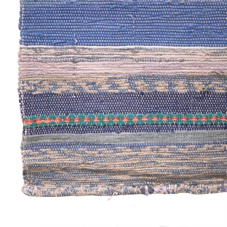 20th Century Swedish Rag Rug For Sale at 1stDibs