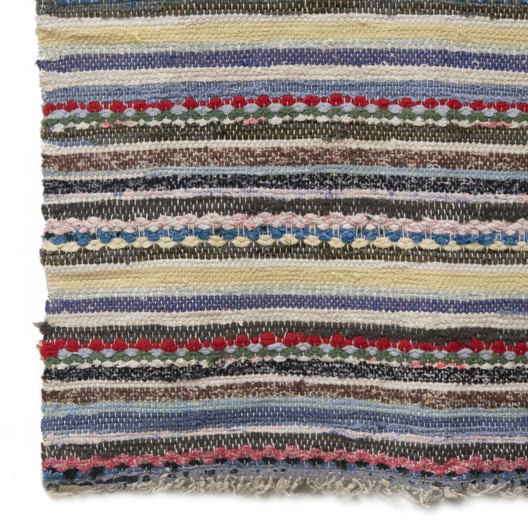 20th Century Swedish Rag Rug For Sale at 1stDibs