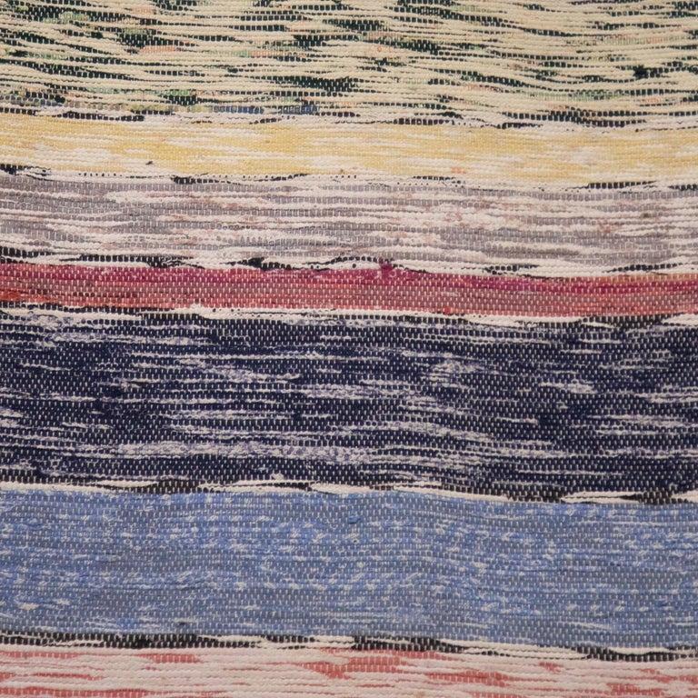 20th Century Swedish Rag Rug For Sale at 1stDibs