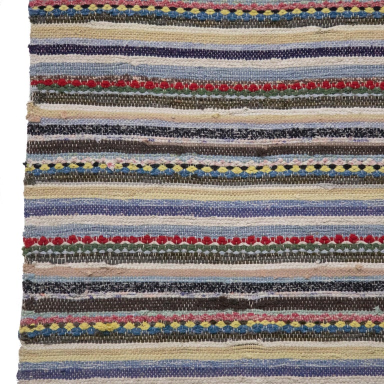 20th Century Swedish Rag Rug For Sale at 1stDibs