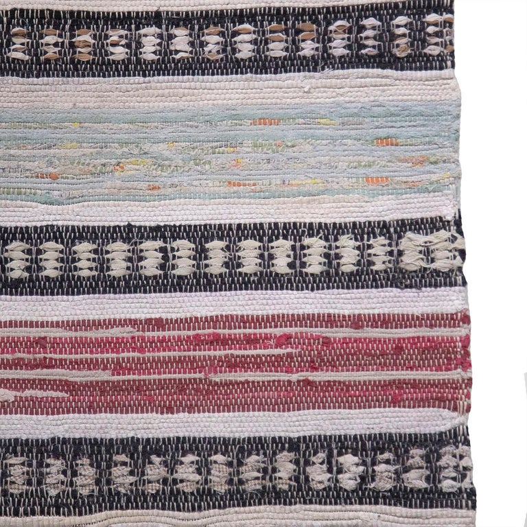 20th Century Swedish Rag Rug For Sale at 1stDibs