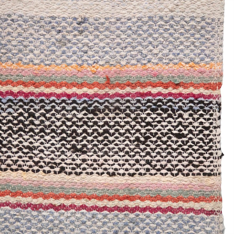 20th Century Swedish Rag Rug For Sale at 1stDibs