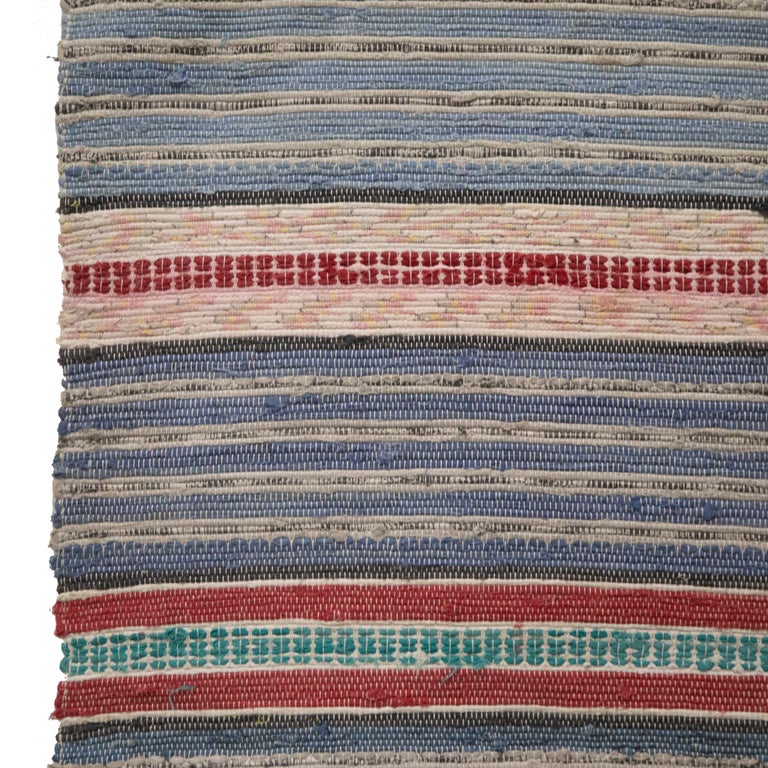 20th Century Swedish Rag Rug For Sale at 1stDibs