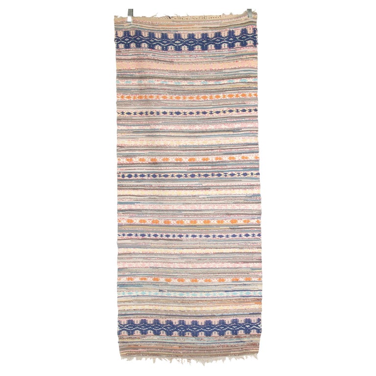20th Century Swedish Rag Rug For Sale at 1stDibs