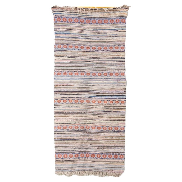 20th Century Swedish Rag Rug For Sale at 1stDibs