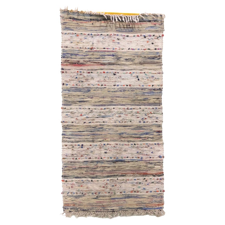 20th Century Swedish Rag Rug For Sale at 1stDibs