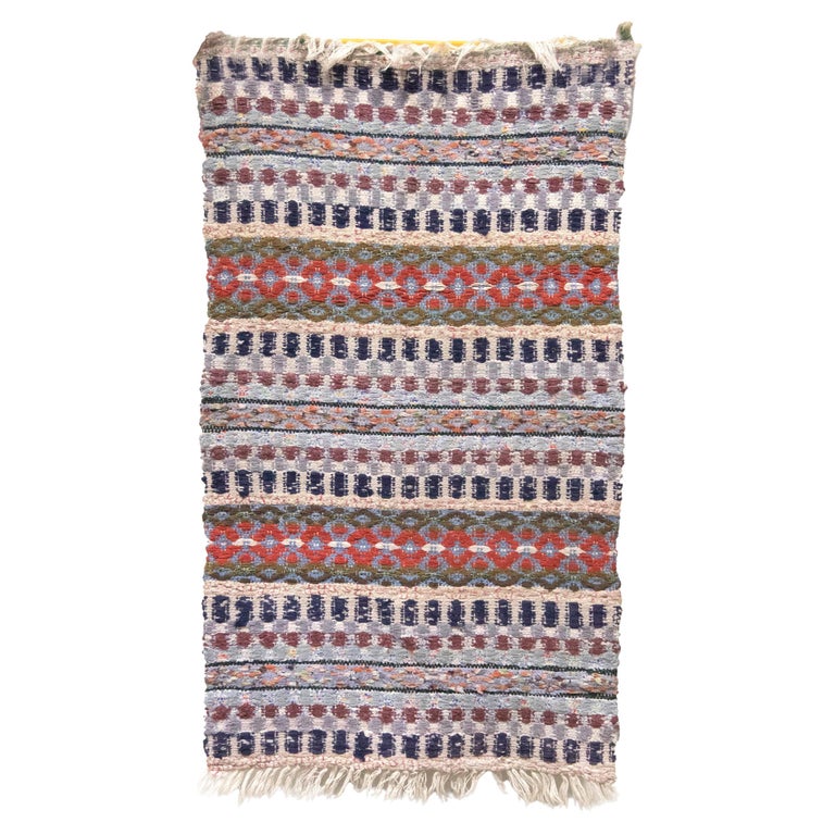 20th Century Swedish Rag Rug For Sale at 1stDibs