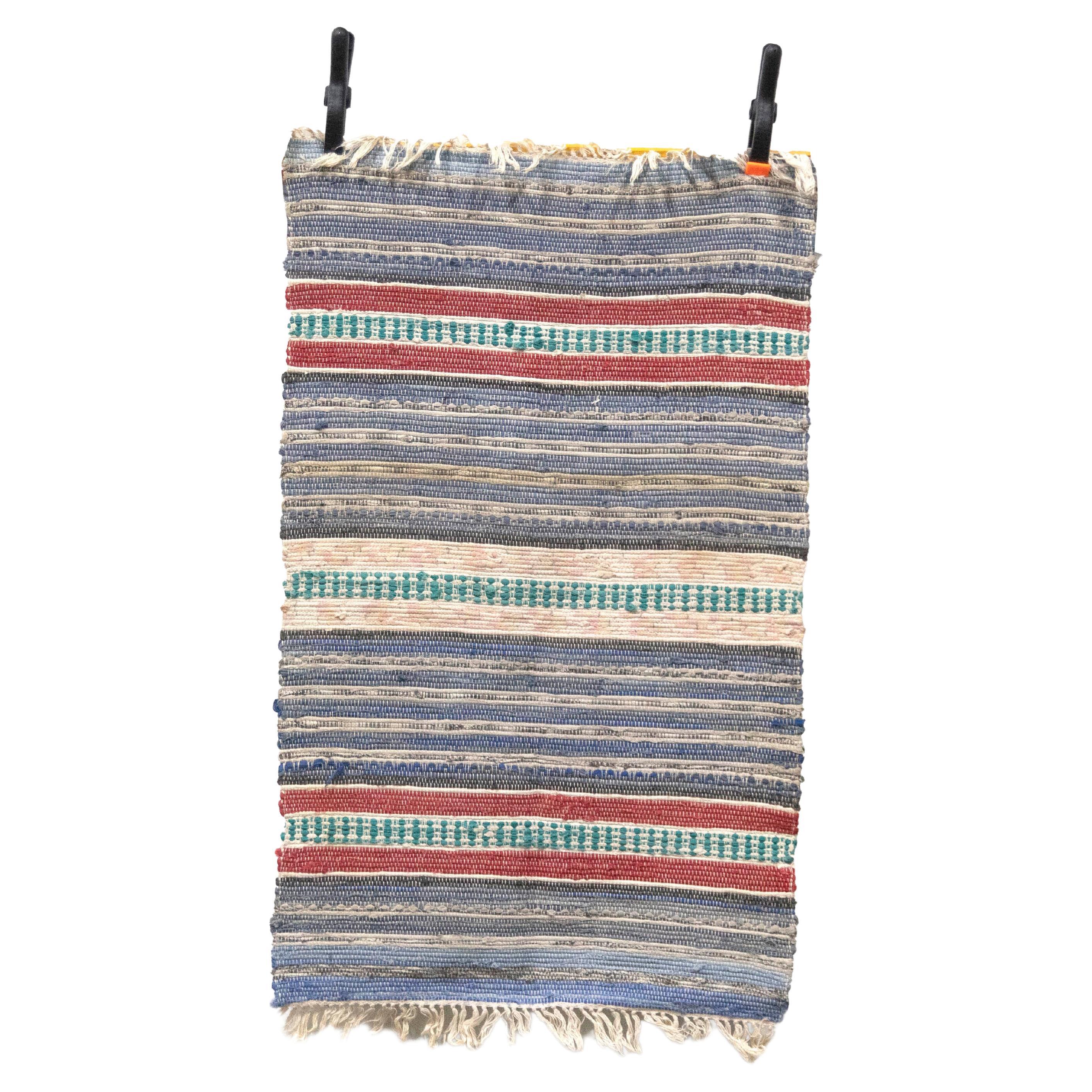 Swedish 20th Century Rag Rug For Sale at 1stDibs