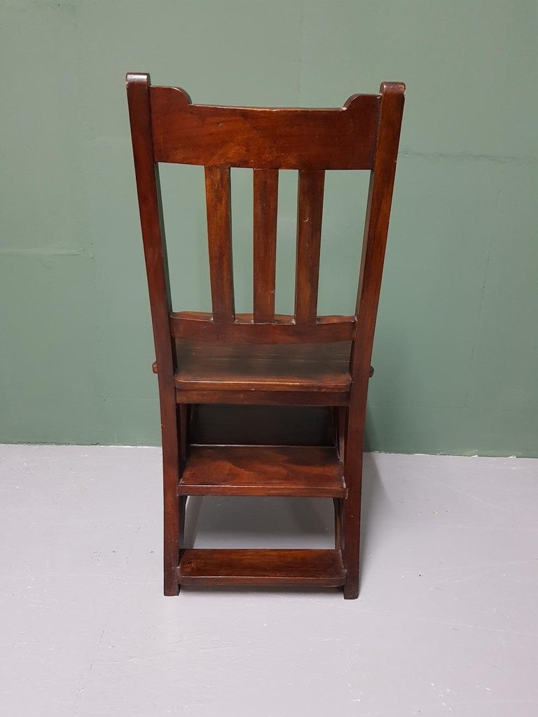 20th Century Teak Library Step Chair at 1stDibs