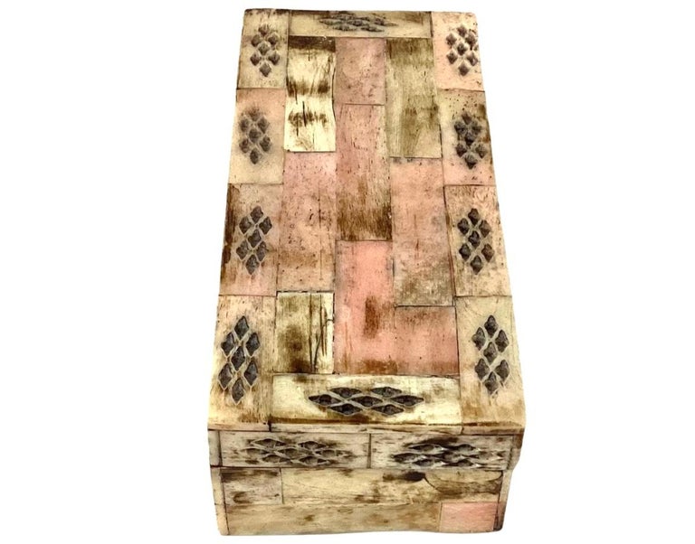 20th Century Tessellated Bone Trinket Box For Sale at 1stDibs