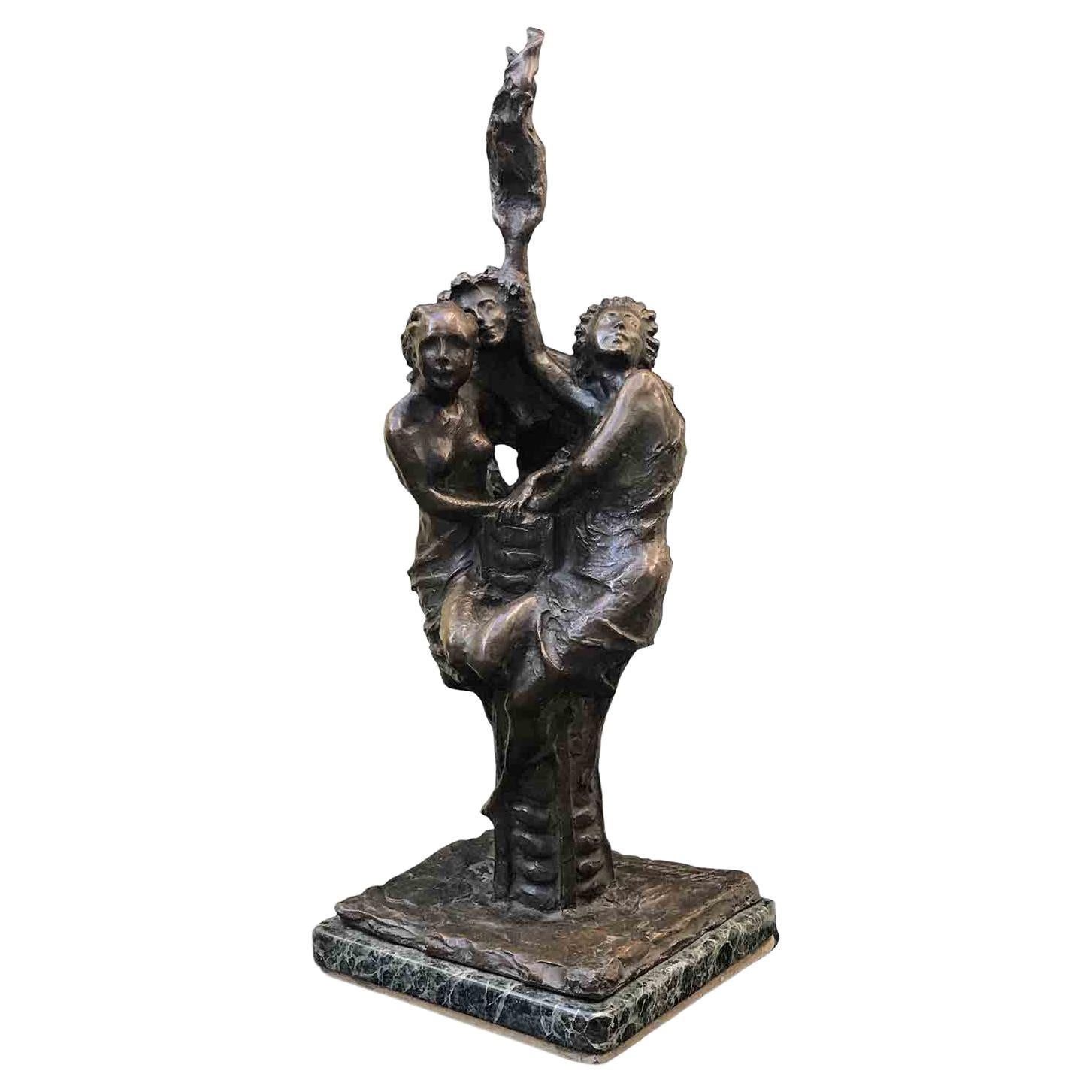 Auguste Garufi Sculpture "Three Figures," 1995 at 1stDibs