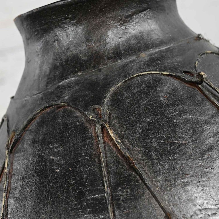 20th Century Tribal Large Scale Clay Fermenting Pot or Water Jug Black ...