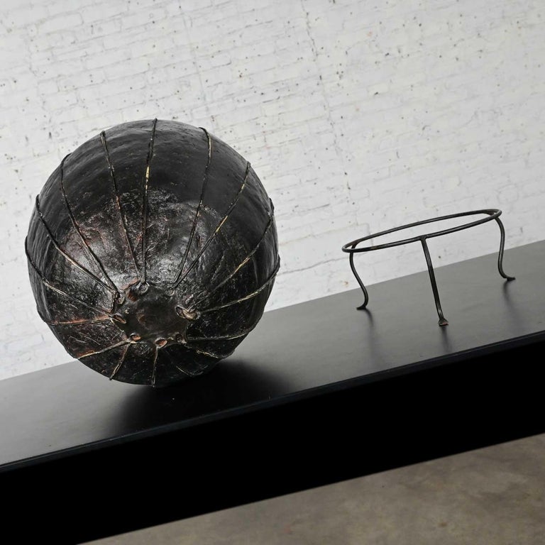 20th Century Tribal Large Scale Clay Fermenting Pot or Water Jug Black ...