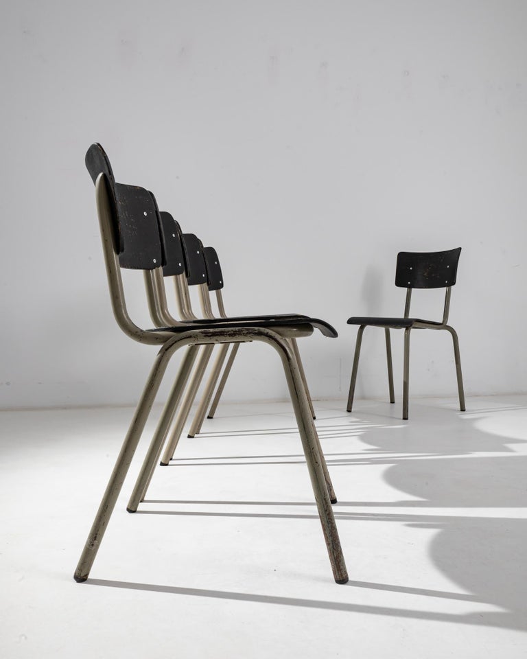 20th Century Tubax Chairs, Set of Six For Sale at 1stDibs